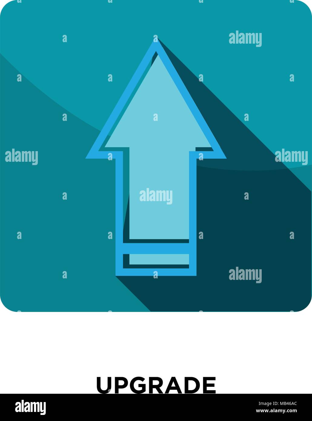 upgrade icon isolated on white background for your web, mobile and app ...