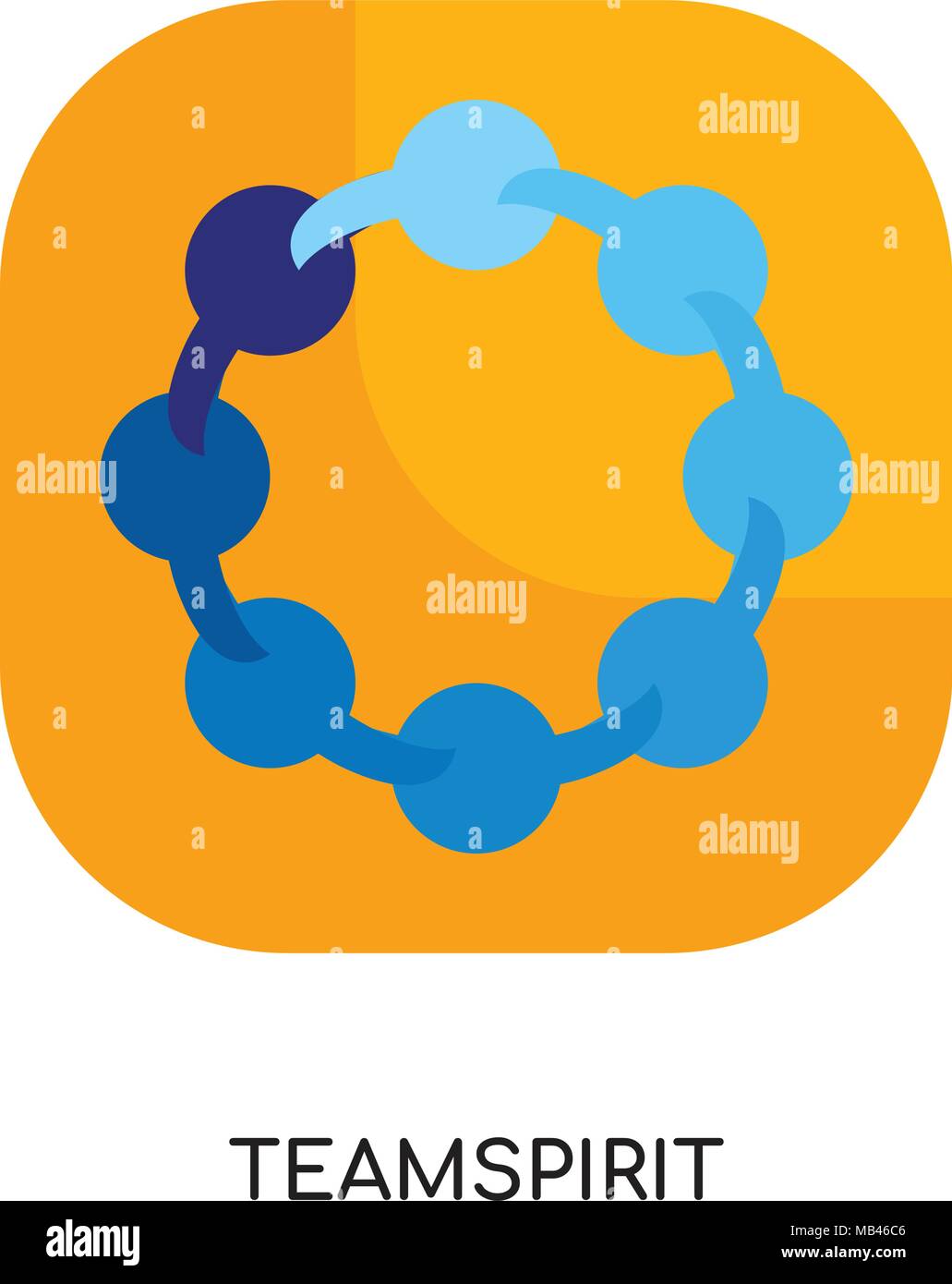 teamspirit logo isolated on white background for your web, mobile and app design Stock Vector ...