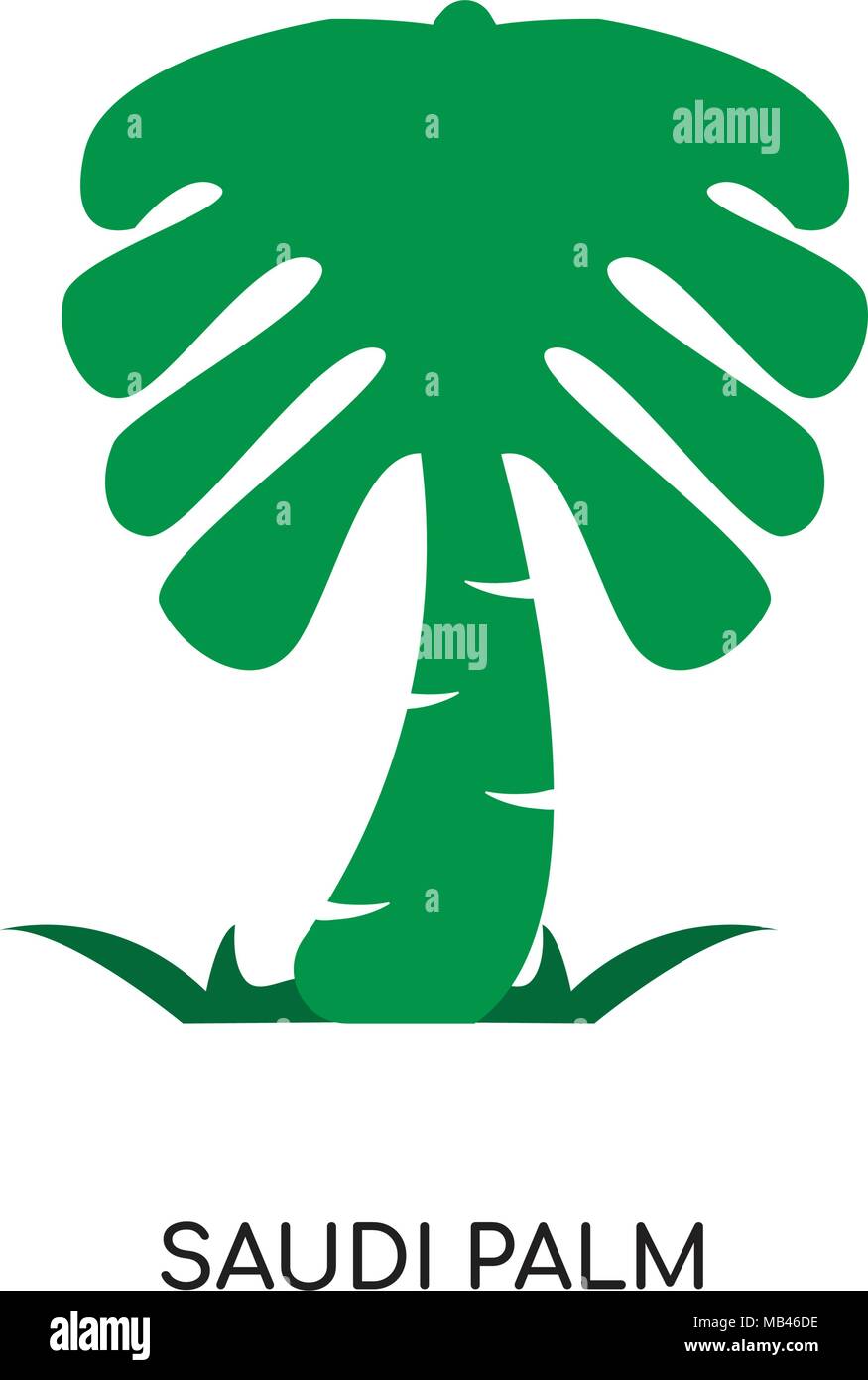 saudi palm logo isolated on white background for your web, mobile and ...