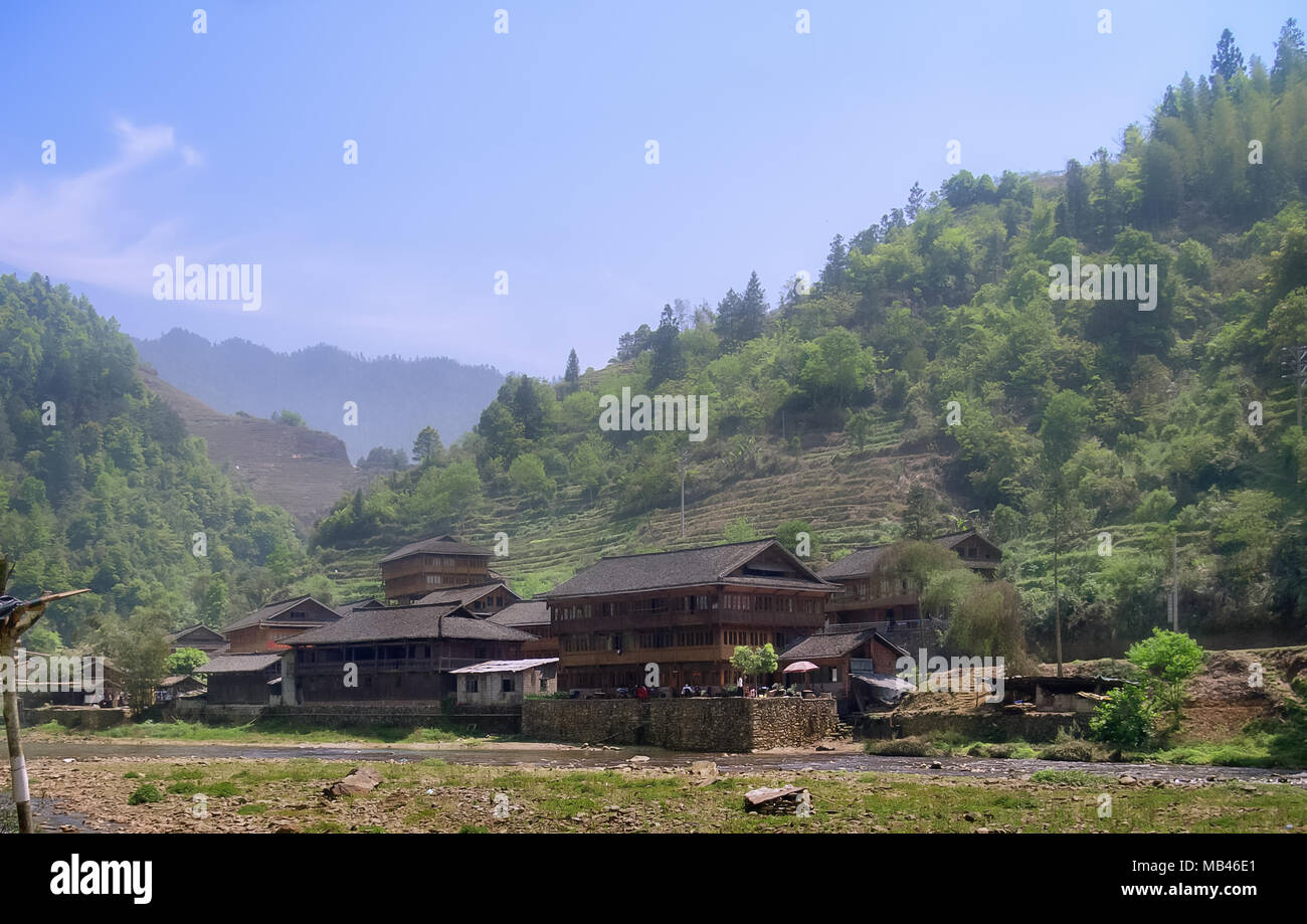 Ancient chinese farm village hi-res stock photography and images - Alamy