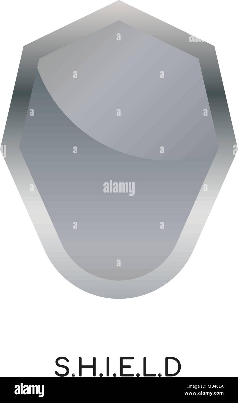 shield logo isolated on white background for your web, mobile and app ...