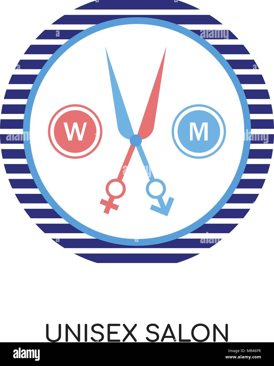 Unisex Salon Logo Design