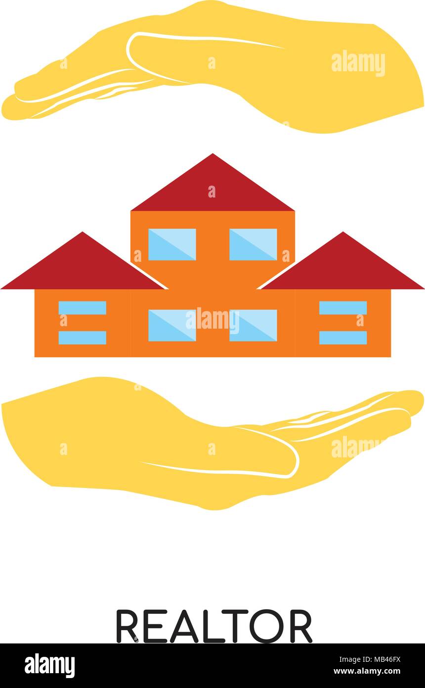 realtor logo image isolated on white background for your web, mobile ...