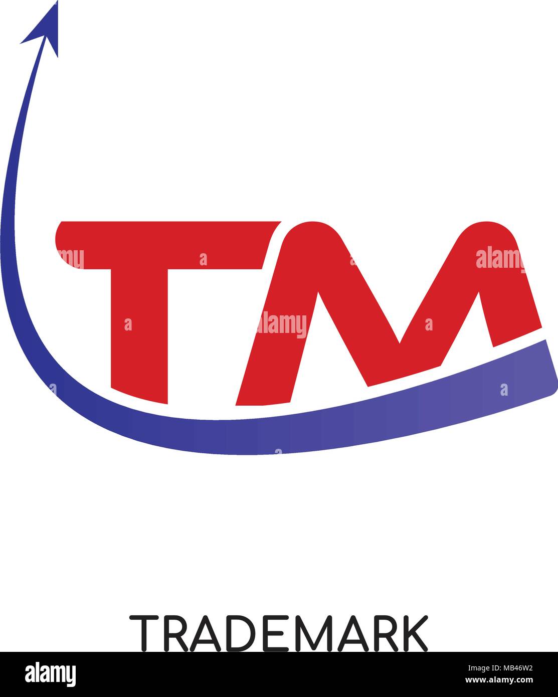 trademark logo image isolated on white background for your web, mobile ...