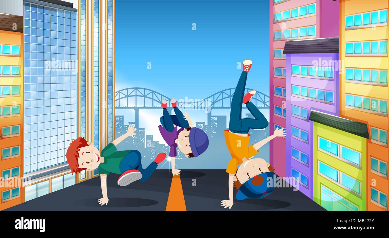 Street Dance illustration Stock Vector Image & Art - Alamy