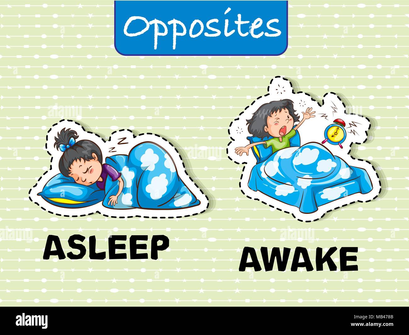 Asleep bedtime Stock Vector Images - Alamy
