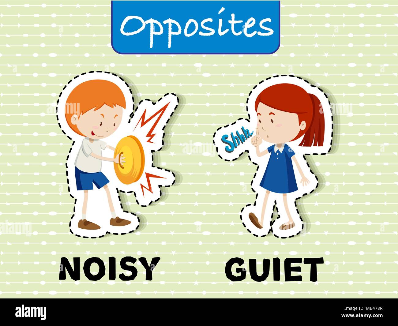 It was noisy Stock Vector Images - Alamy