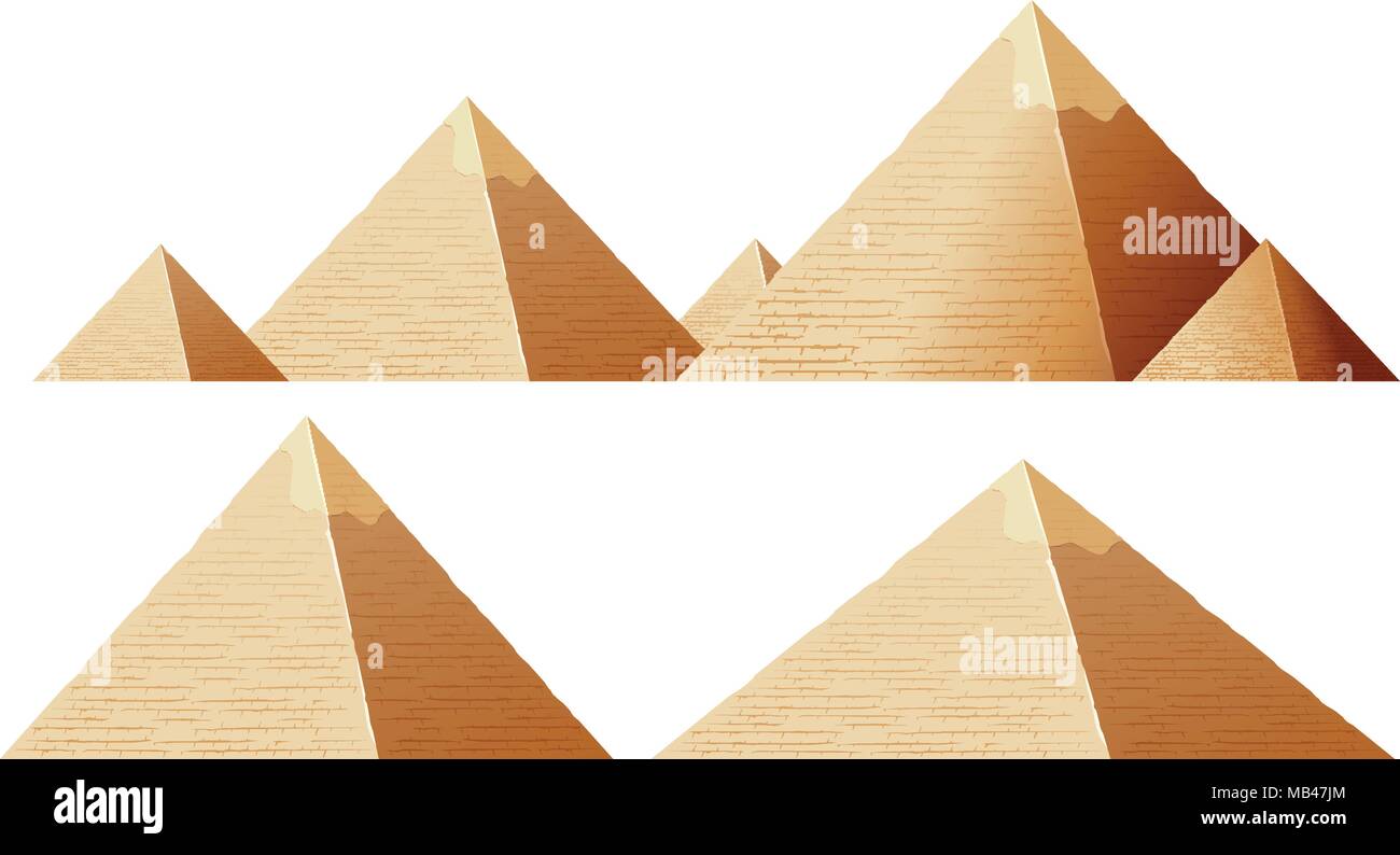 Pyramid two Stock Vector Images - Alamy
