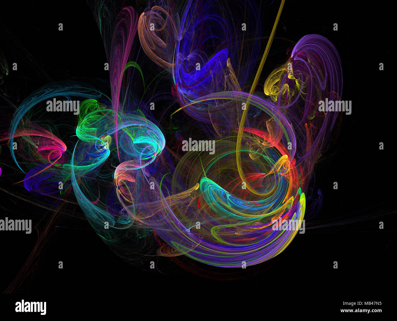 abstract background of intense colors with fractal shapes for ...
