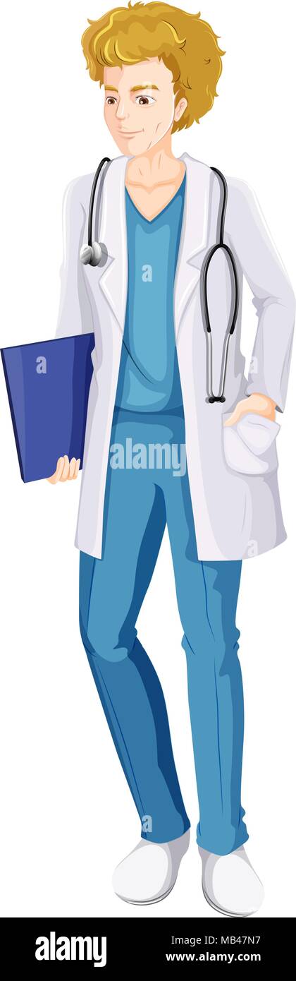 A Male wearing a Nurse outfit illustration Stock Vector Image & Art - Alamy