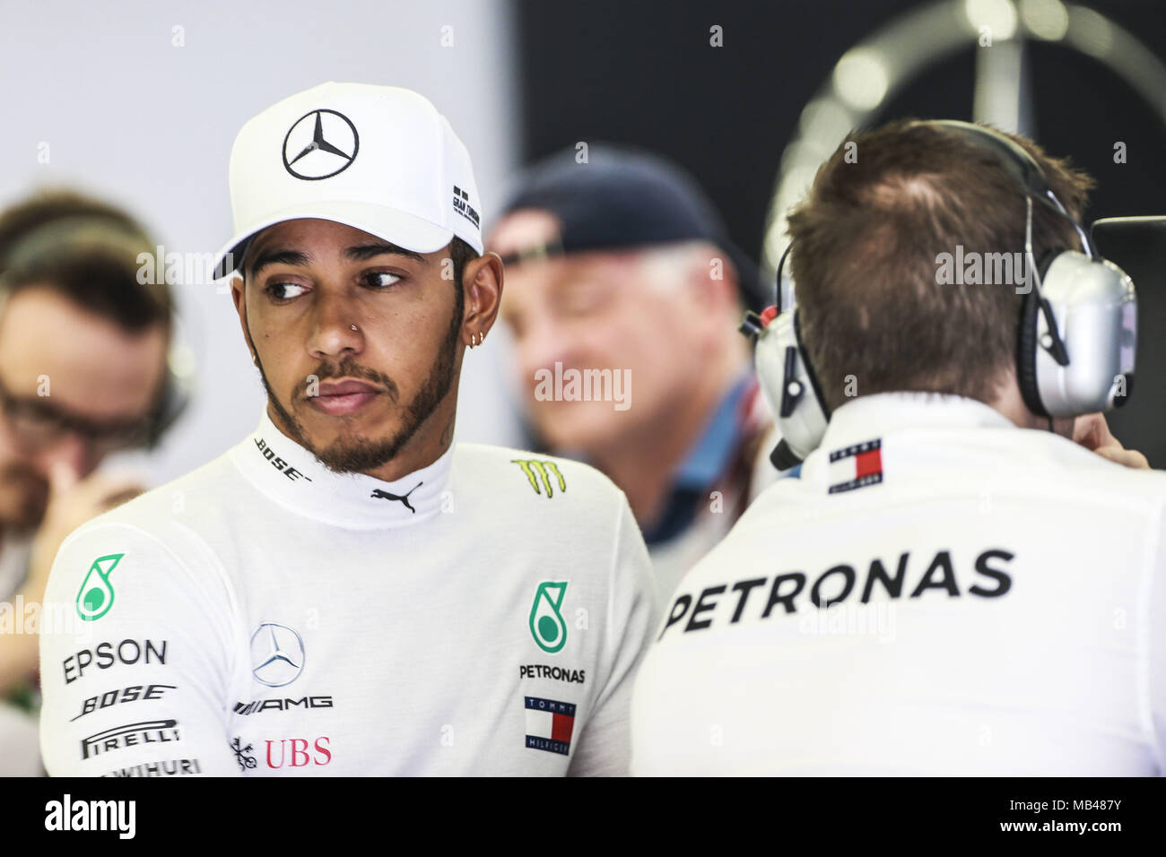 Sakhir, Bahrain. 06th Apr, 2018. Motorsports: FIA Formula One World ...