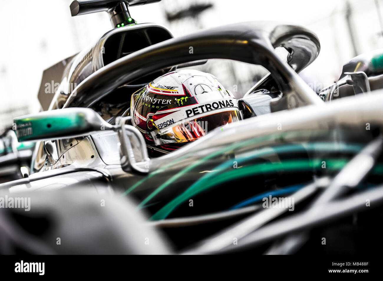Sakhir, Bahrain. 06th Apr, 2018. Motorsports: FIA Formula One World ...