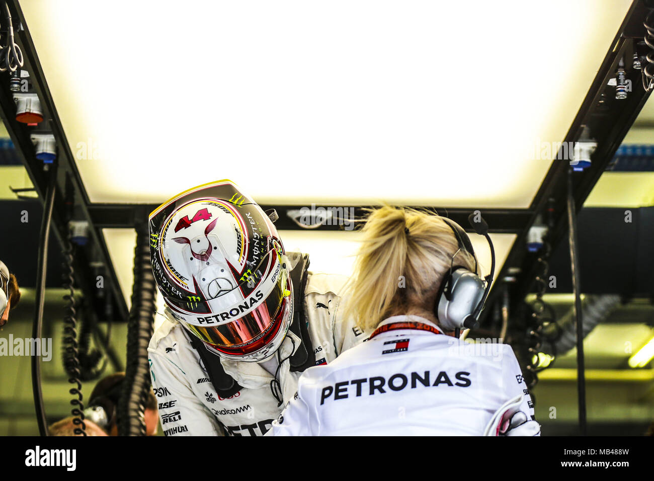 Sakhir, Bahrain. 06th Apr, 2018. Motorsports: FIA Formula One World ...