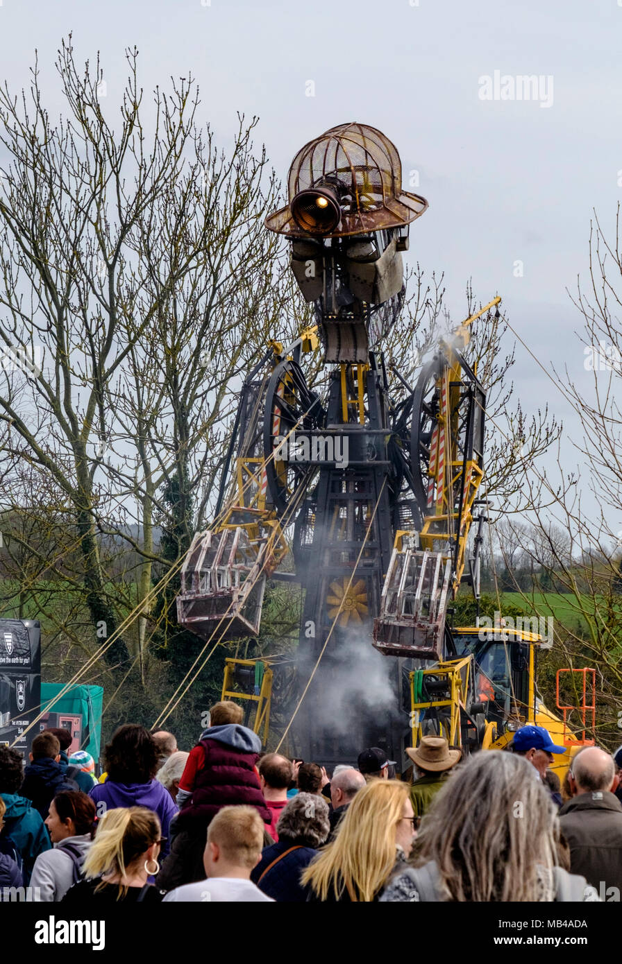 The Manengine Puppet Radstock, Somerset, Built to celebrate cornish ...