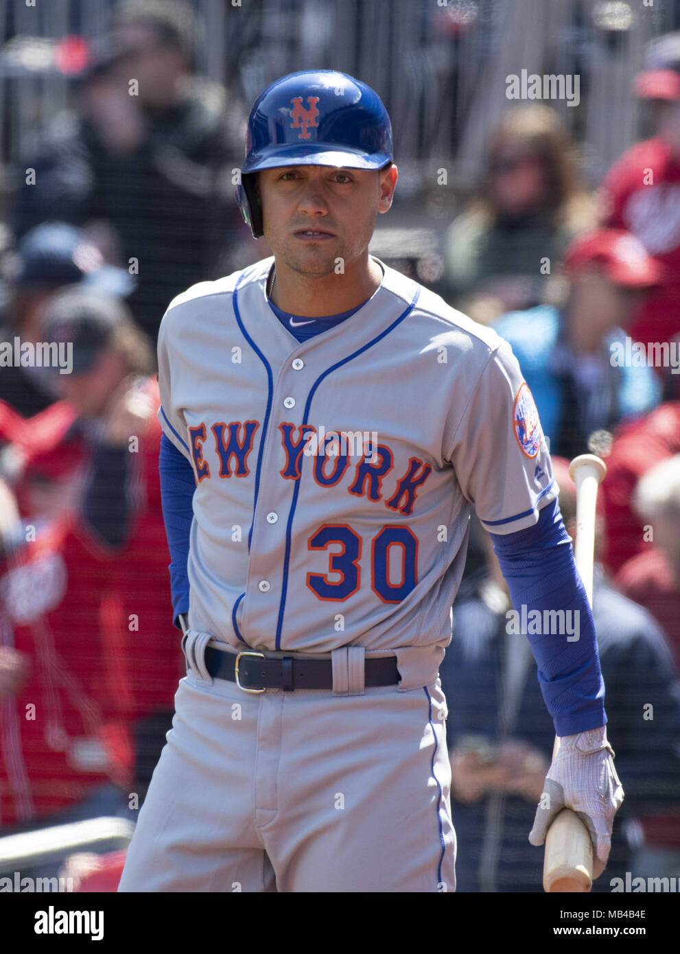 Washington, District of Columbia, USA. 5th Apr, 2018. New York Mets ...