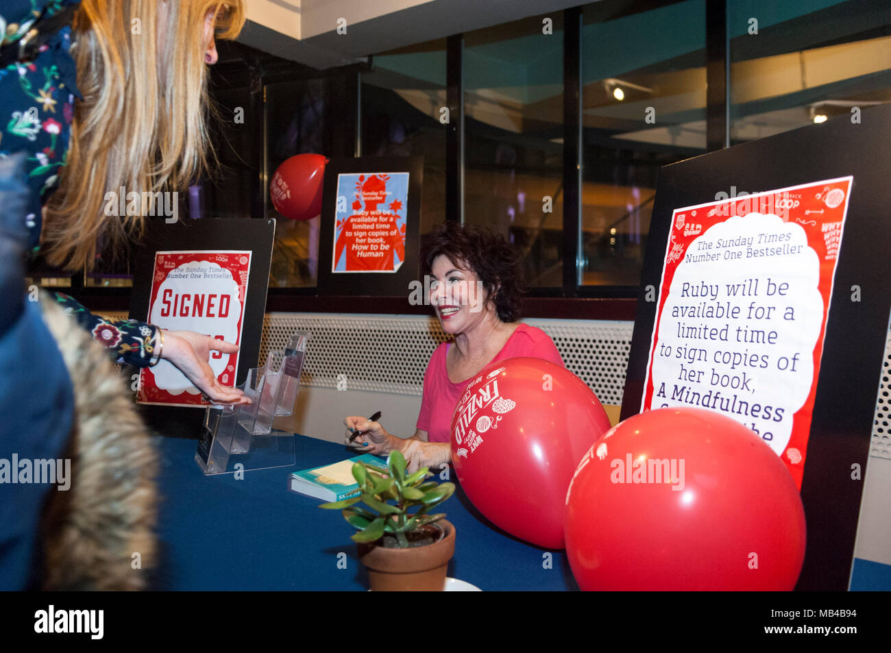 Liverpool, UK. 6th April 2018. Comedian and mental health campaigner ...