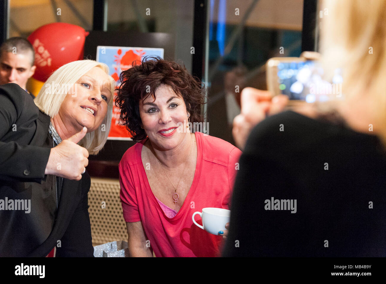 Liverpool, UK. 6th April 2018. Comedian and mental health campaigner ...