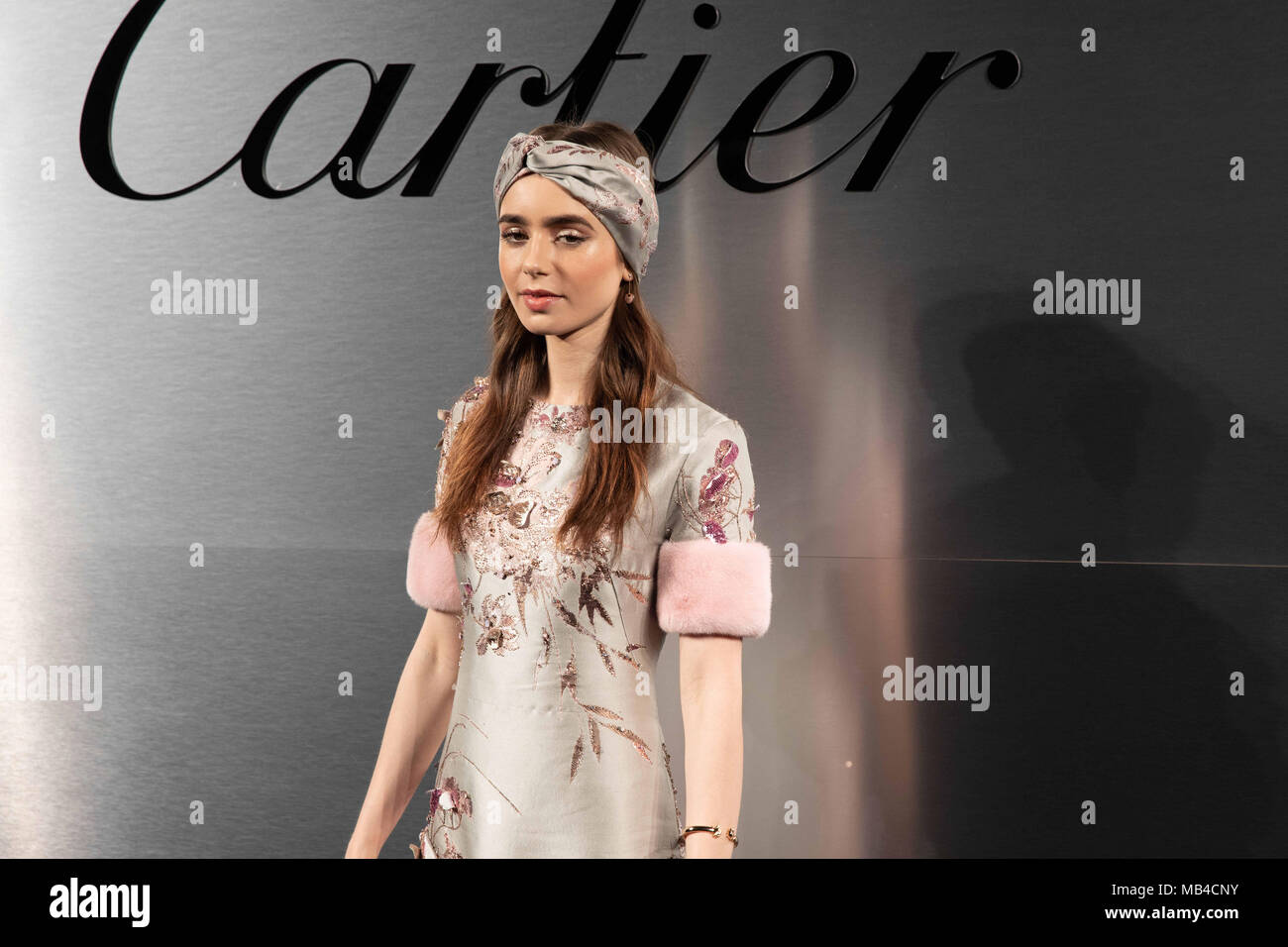 San Francisco, California, USA. 5th Apr, 2018. Actress LILY COLLINS ...