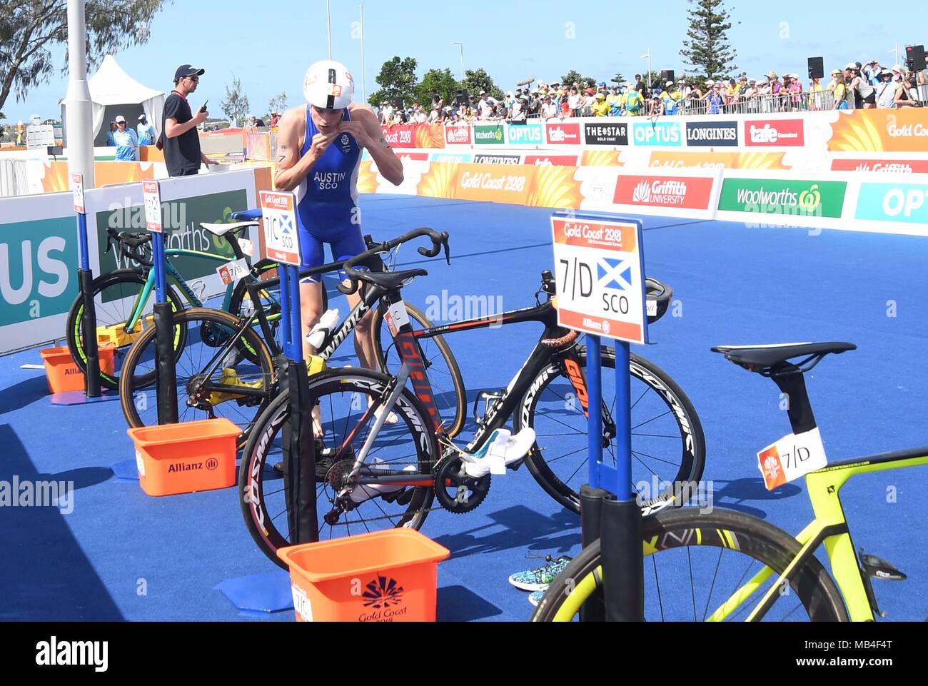 Queensland, Australia. 7th April 2018. Marc Austin (SCO). Mixed Team ...