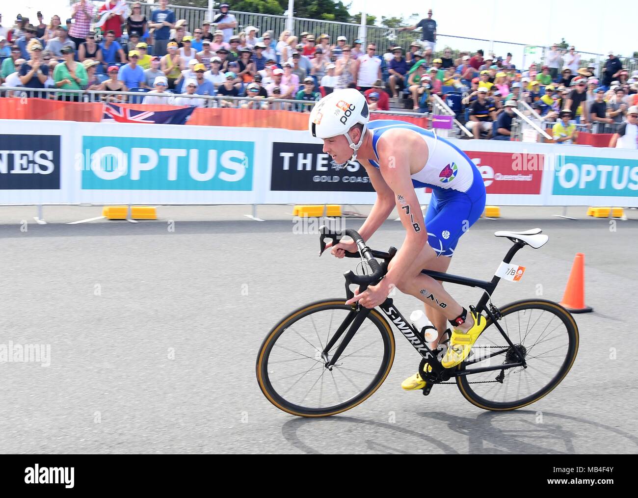 Queensland, Australia. 7th April 2018. Marc Austin (SCO). Mixed Team ...