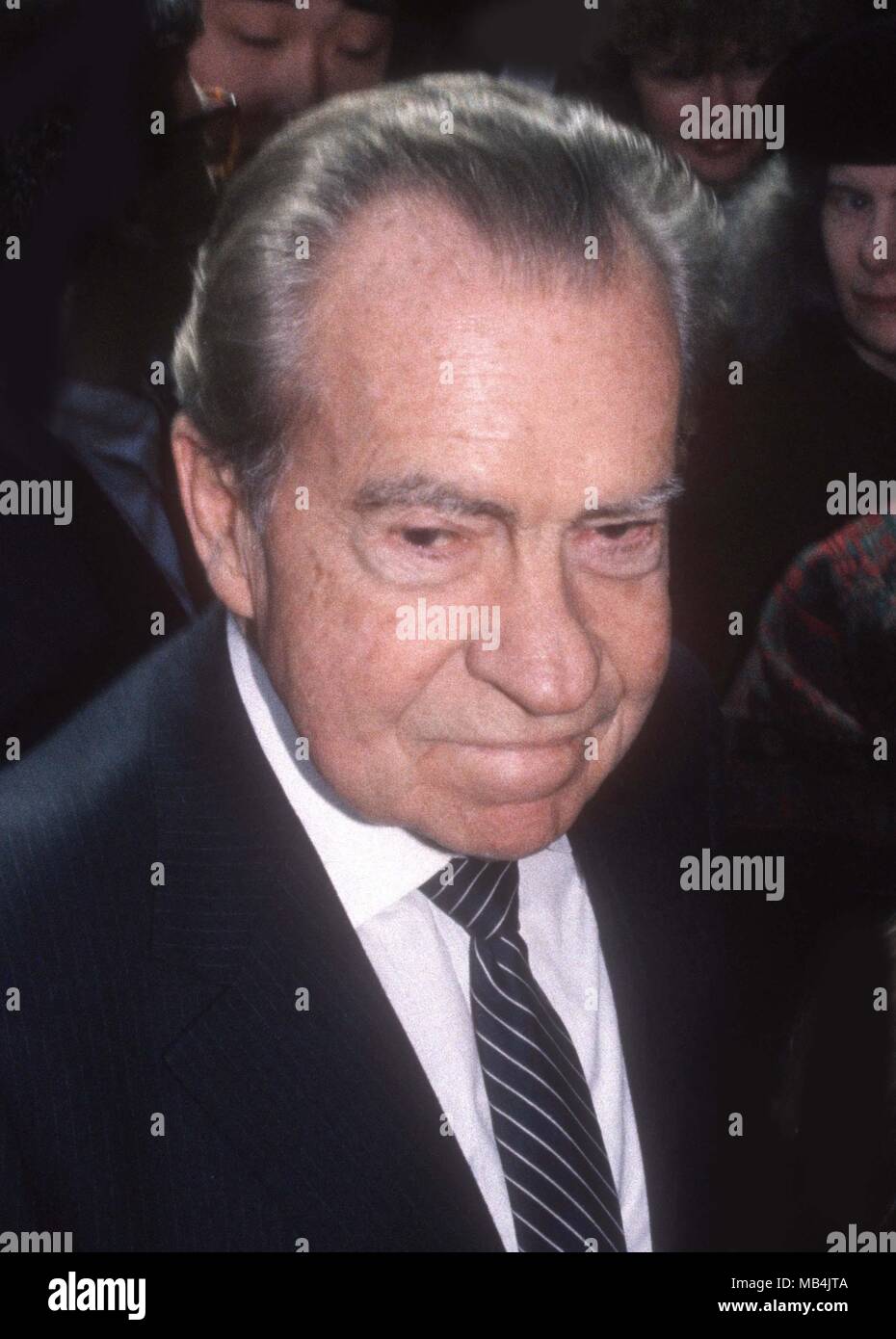 Richard Nixon 1990 Photo By Adam Scull/PHOTOlink. Photo via Credit ...