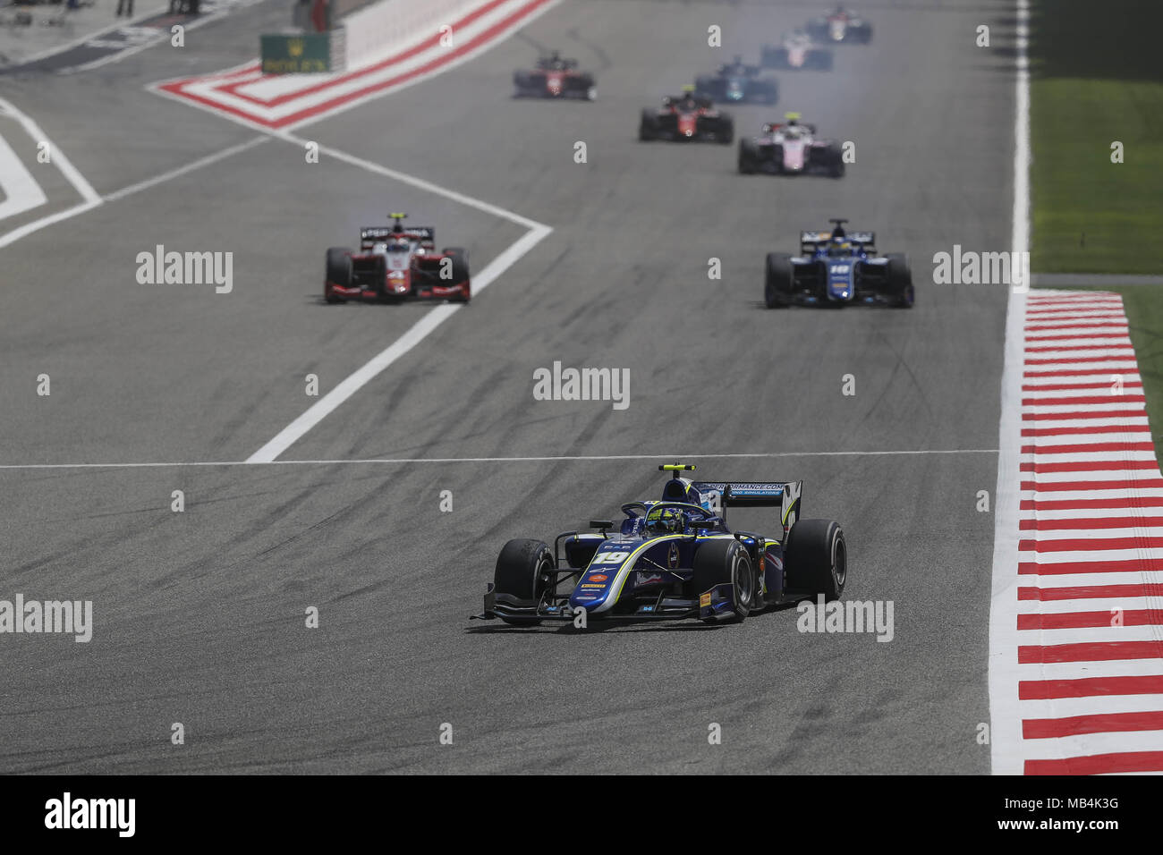 Sakhir, Kingdom of Bahrain. 7th Apr, 2018. LANDO NORRIS of Great ...