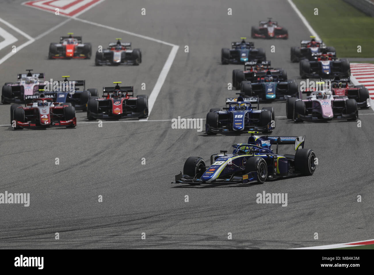 Sakhir, Kingdom of Bahrain. 7th Apr, 2018. LANDO NORRIS of Great ...