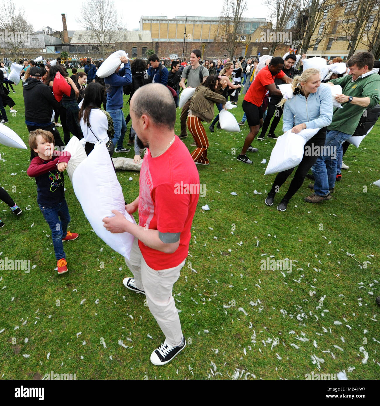 Happy man tree hackney hi-res stock photography and images - Alamy