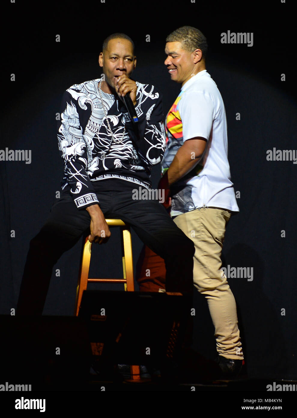 Miami, FL, USA. 06th Apr, 2018. Actor/Comedian Mark Curry and Red Grant ...