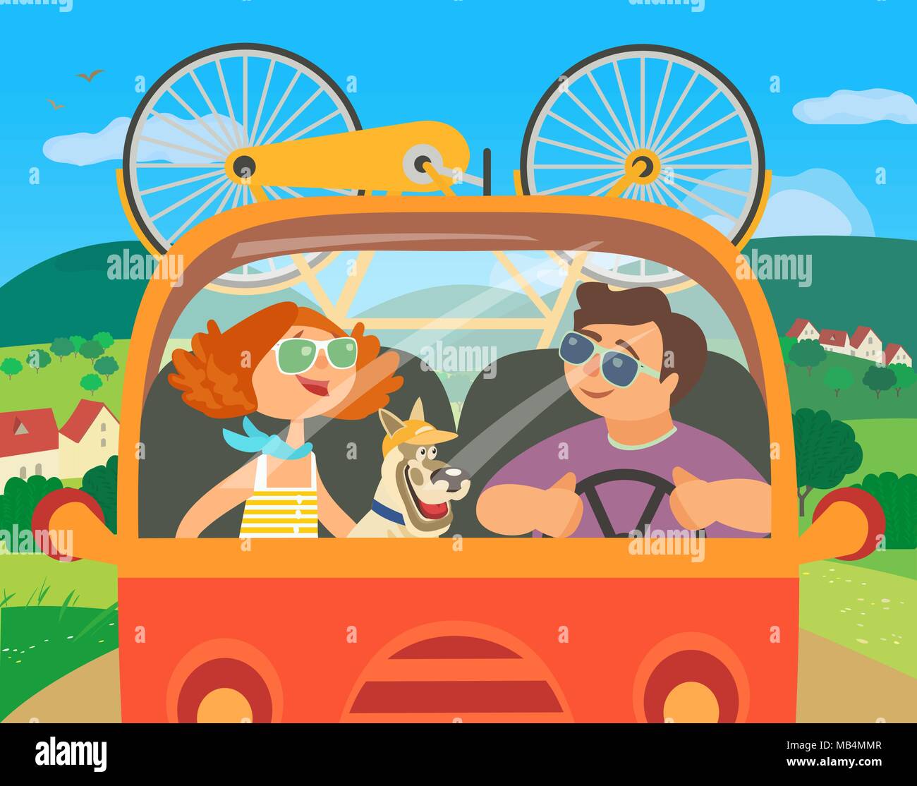 Time road bike Stock Vector Images - Alamy