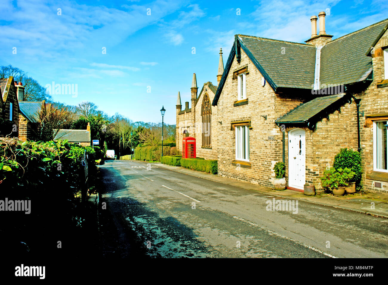 Wilton Village in Redcar and Cleveland District Stock Photo - Alamy