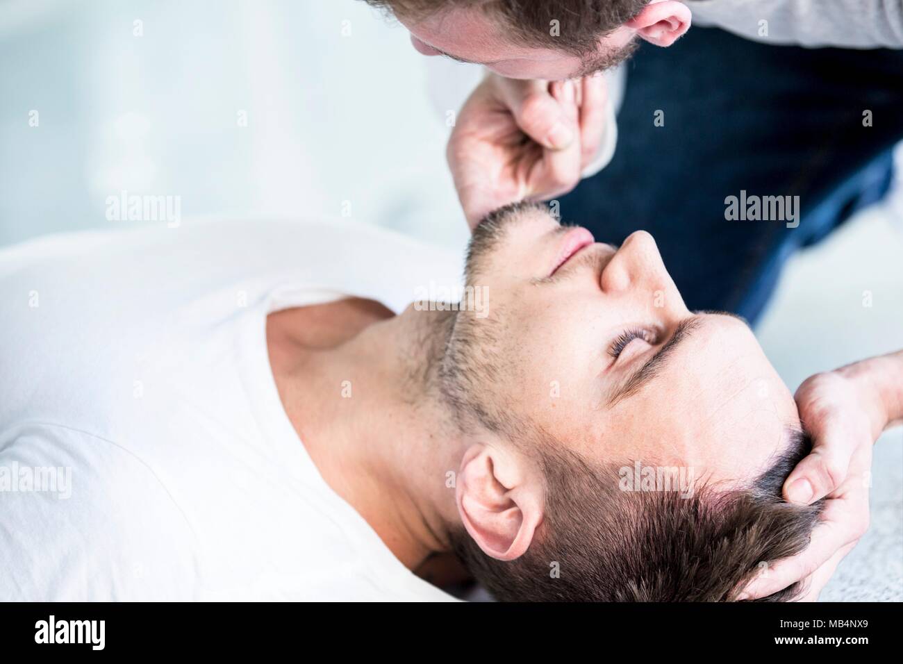 Checking An Unconscious Person Clipart