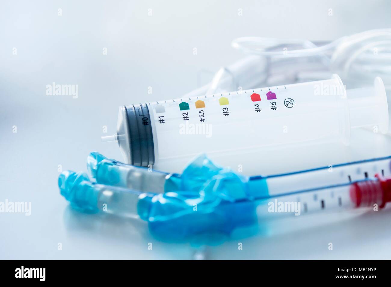 Tracheal intubation kit Stock Photo - Alamy
