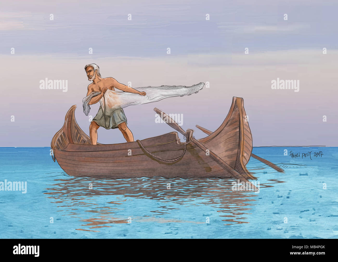 Ancient Roman, hystorical illustration Stock Photo - Alamy