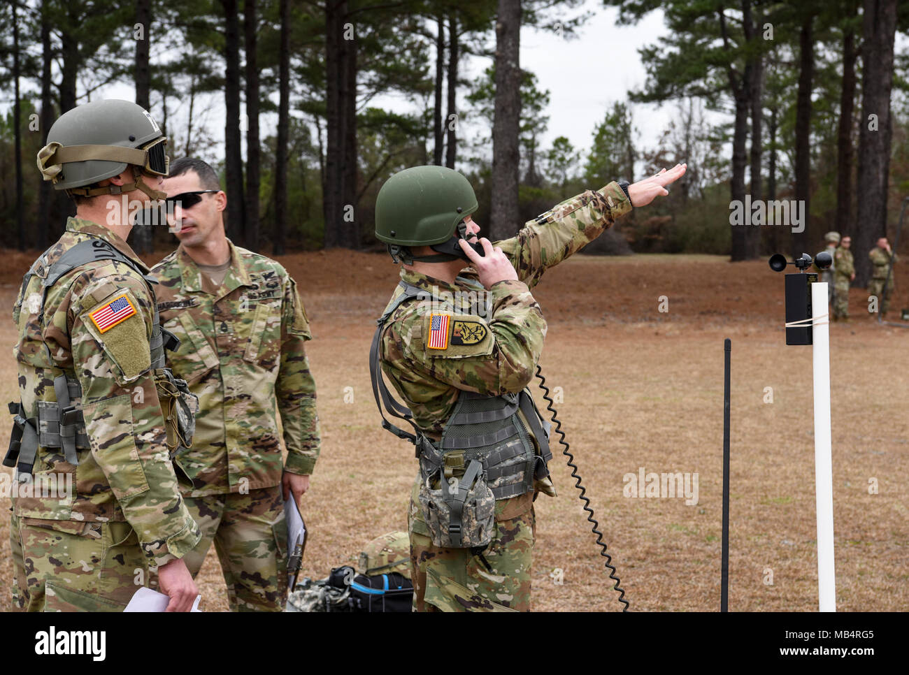 Soldiers with the South Carolina Army National Guard attend the ...