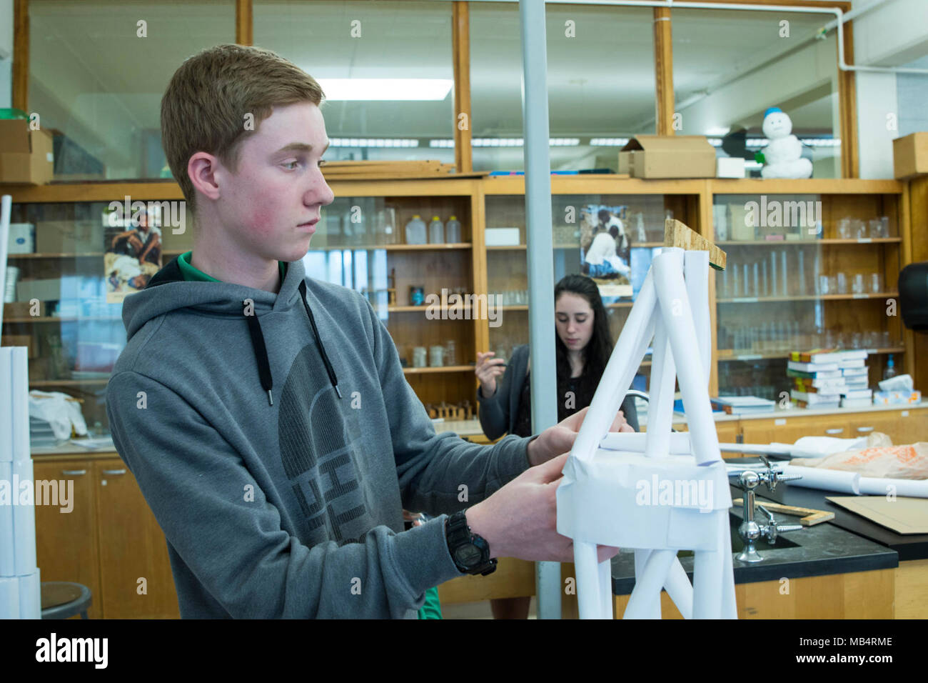 Student Noah of De Sales Catholic High School in Walla Walla, WA. works ...