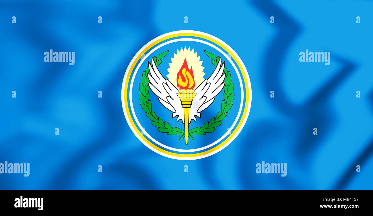 3D Flag of the CENTO. 3D Illustration Stock Photo - Alamy