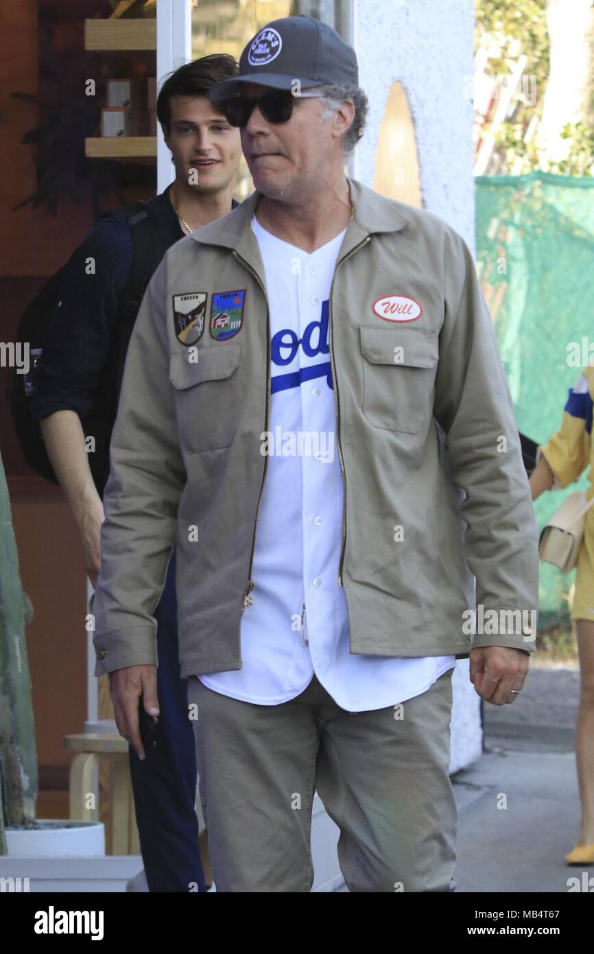 Will Ferrell spends the day out with his son Mattias Featuring: Will ...