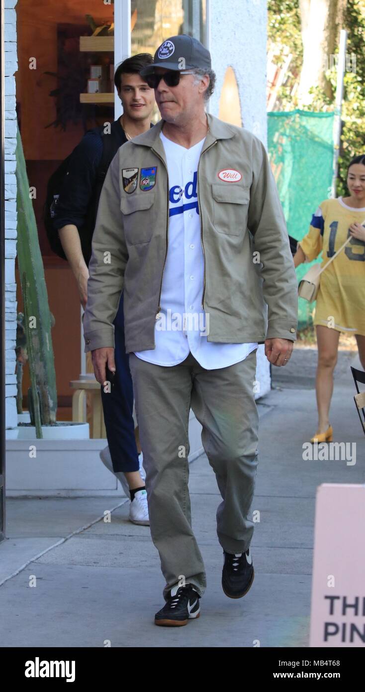 Will Ferrell spends the day out with his son Mattias Featuring: Will ...