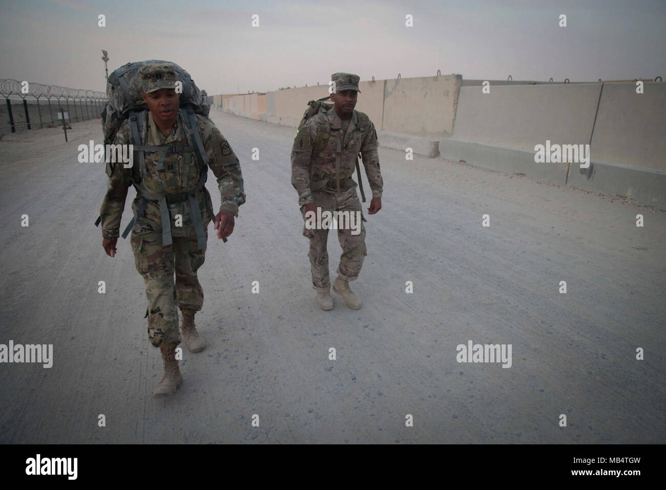 U.S. Army Cpt. Demetrius Spencer Company Commander and 1st Sgt. Derrick ...