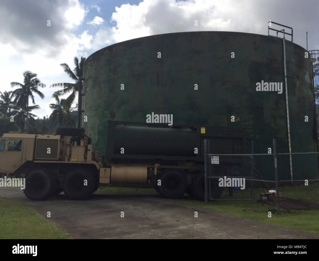 U.S. Army Soldiers transport thousands of gallons of water to reinforce ...