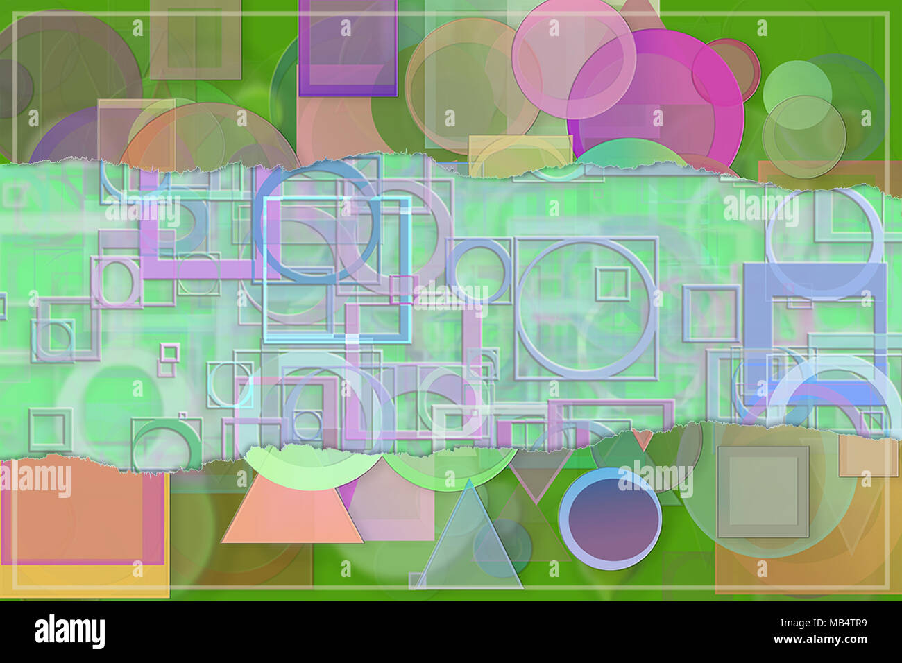 Blank abstract shapes pattern background or texture for name, caption ...
