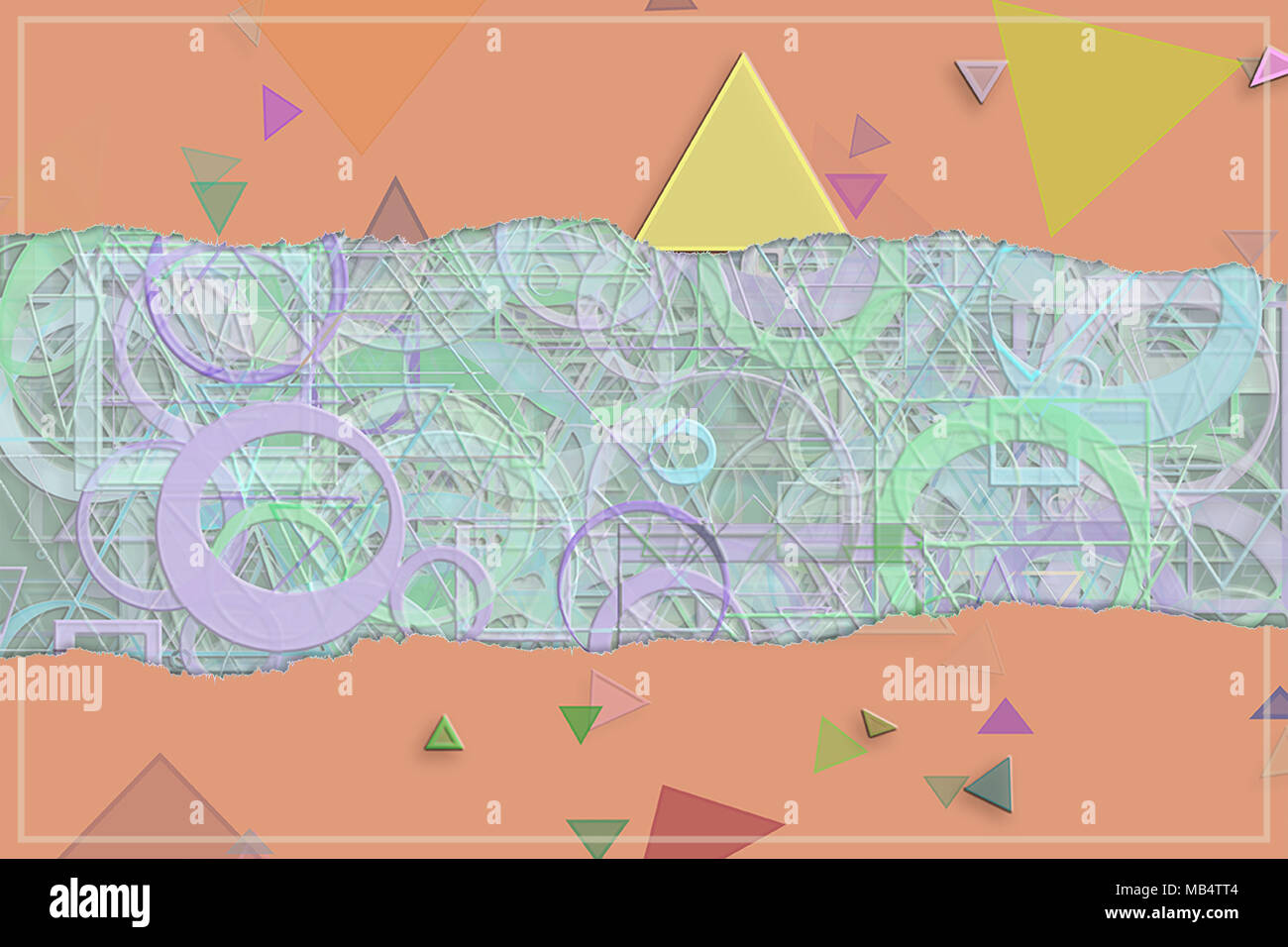 Blank abstract shapes pattern background or texture for name, caption ...
