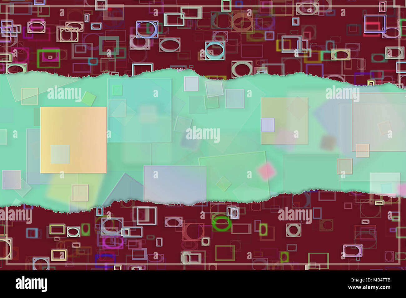 Blank abstract shapes pattern background or texture for name, caption or title Stock Photo - Alamy