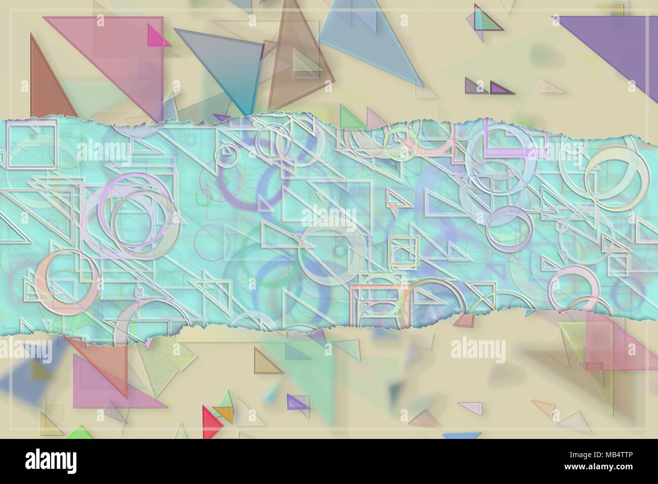 Blank abstract shapes pattern background or texture for name, caption ...