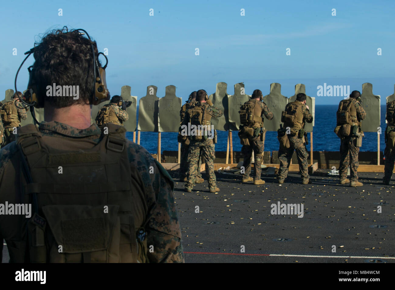 A U.S. Navy Corpsman with the Maritime Raid Force (MRF), 26th Marine ...