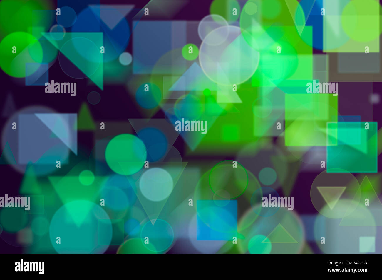 Random circle, square & rectangle shape, digital generative art for web ...