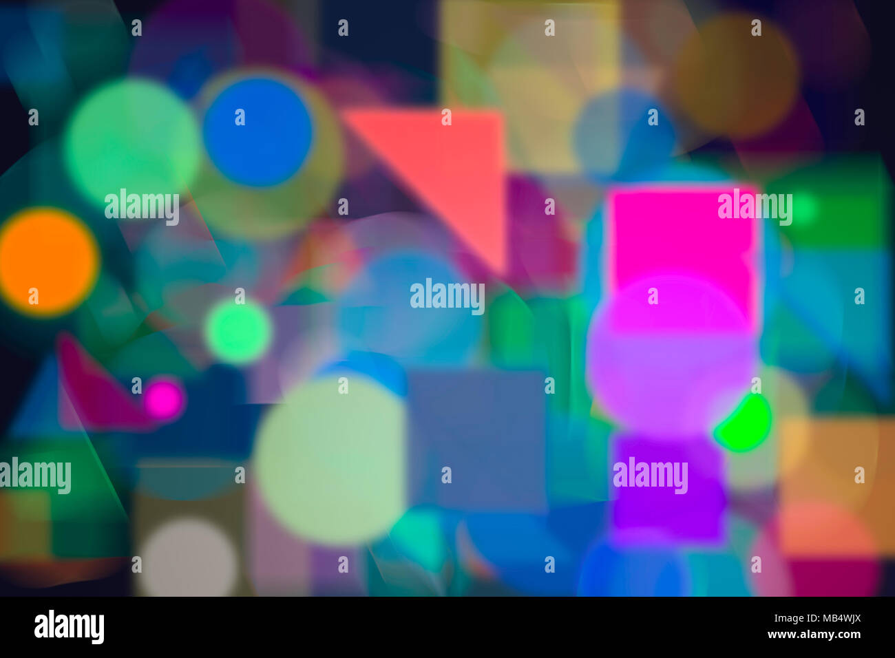 Random Circle Square And Rectangle Shape Digital Generative Art For Web Page Graphic Design