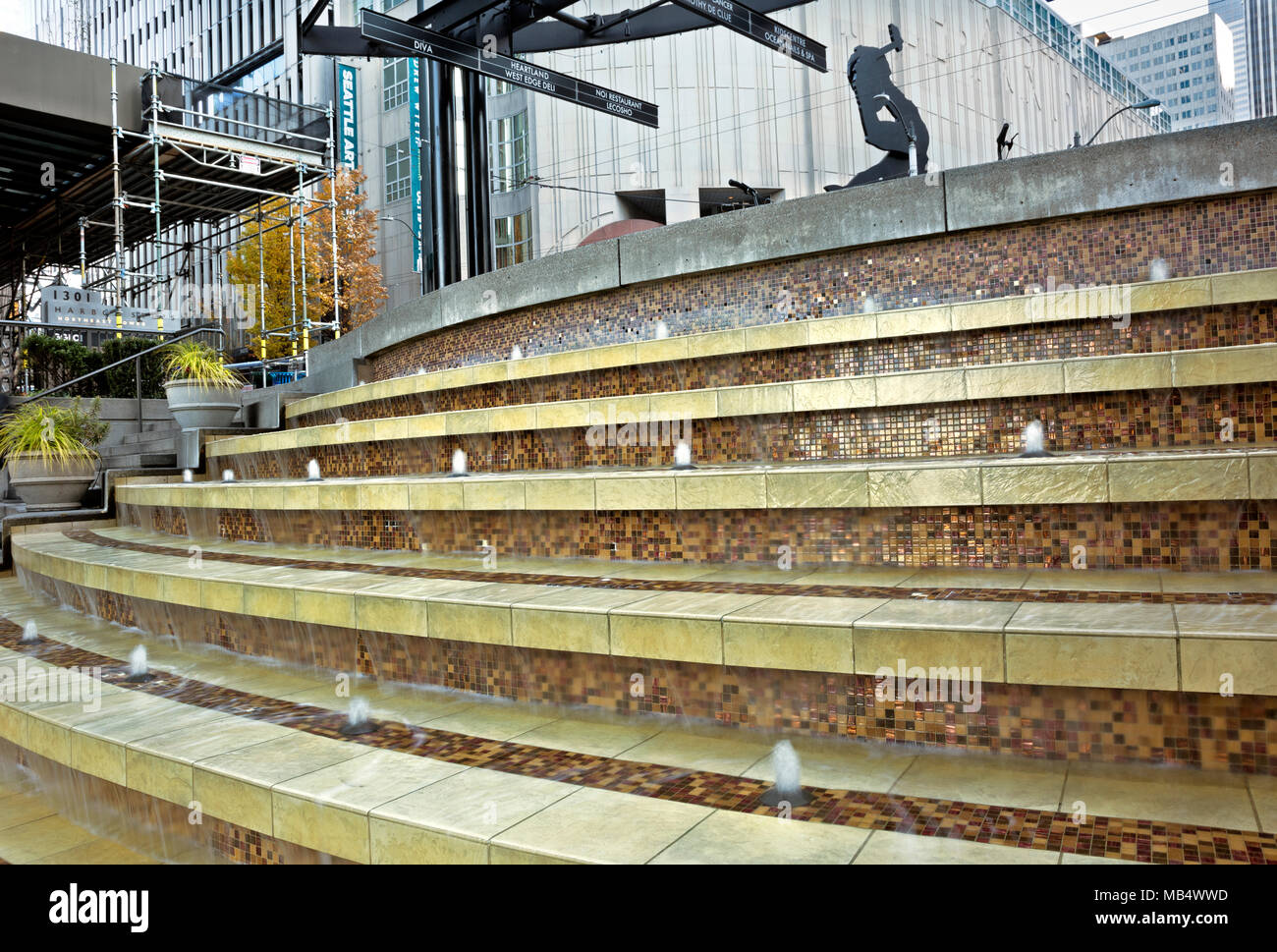 Downtown steps hi-res stock photography and images - Alamy