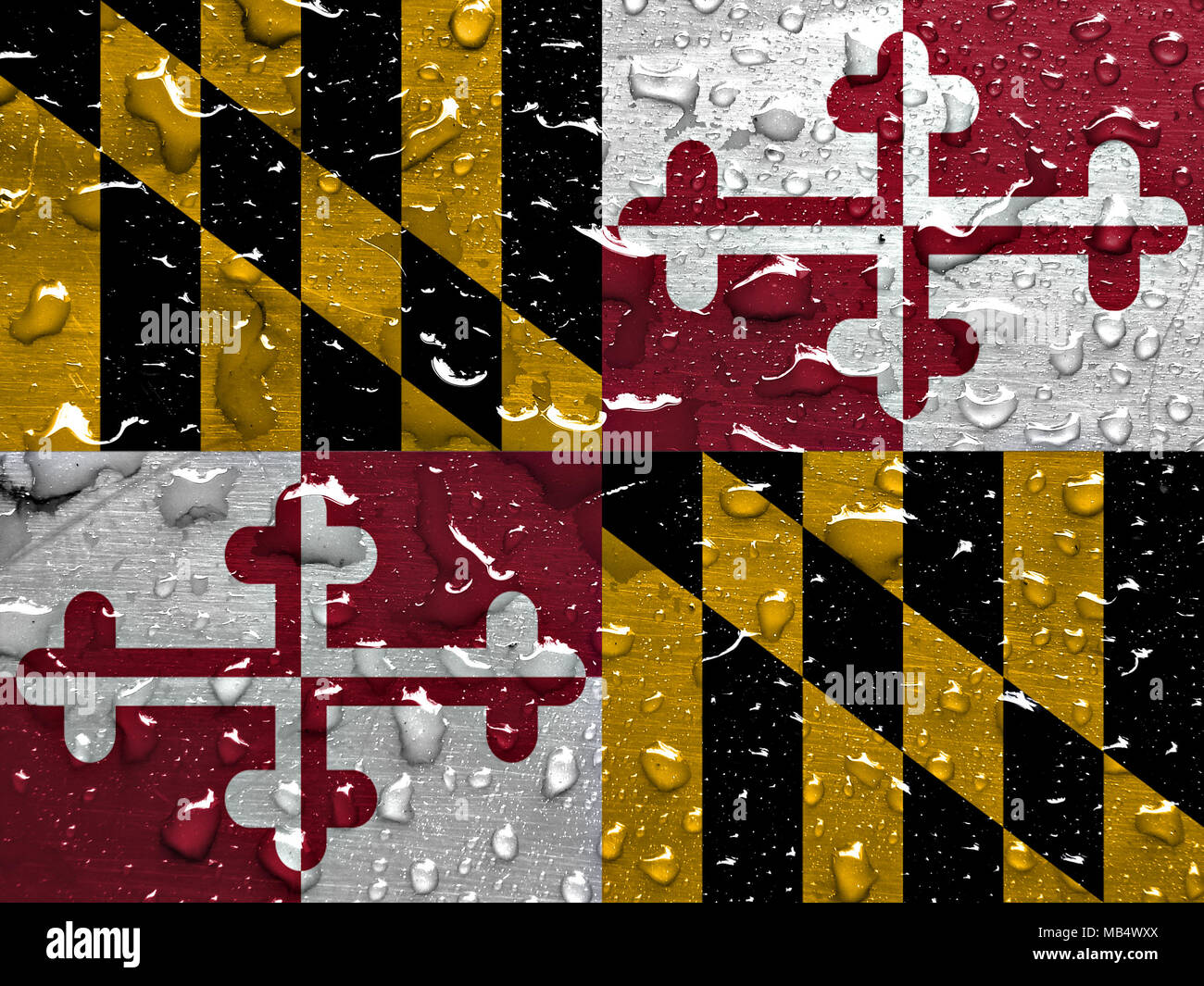 Maryland flag hi-res stock photography and images - Alamy